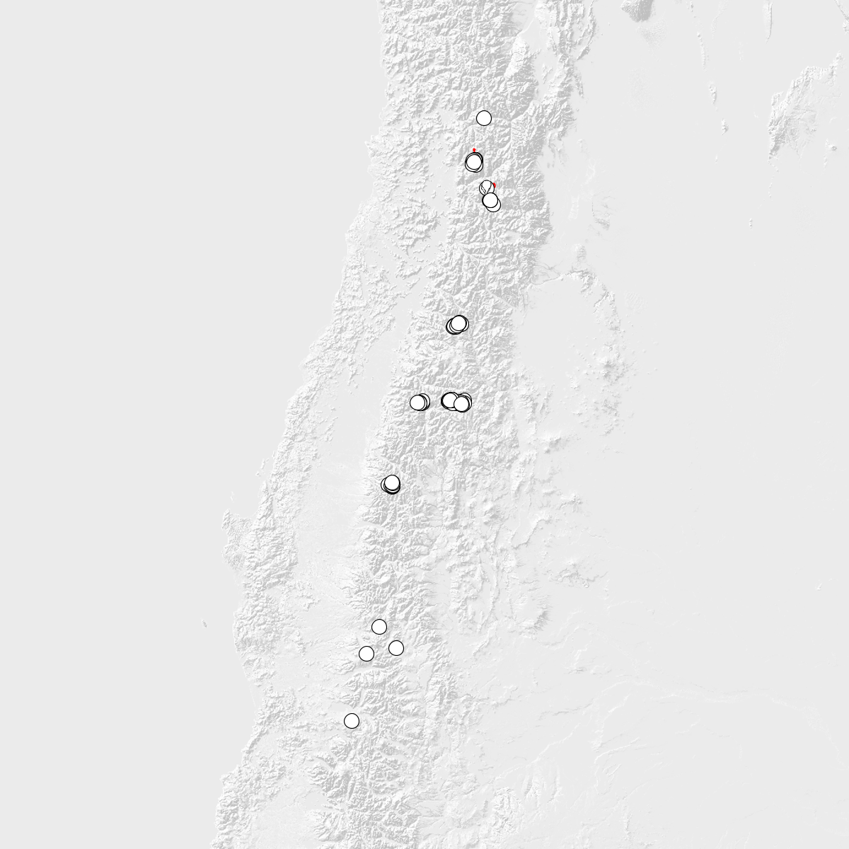 Chile Backcountry Ski Tracks CalTopo