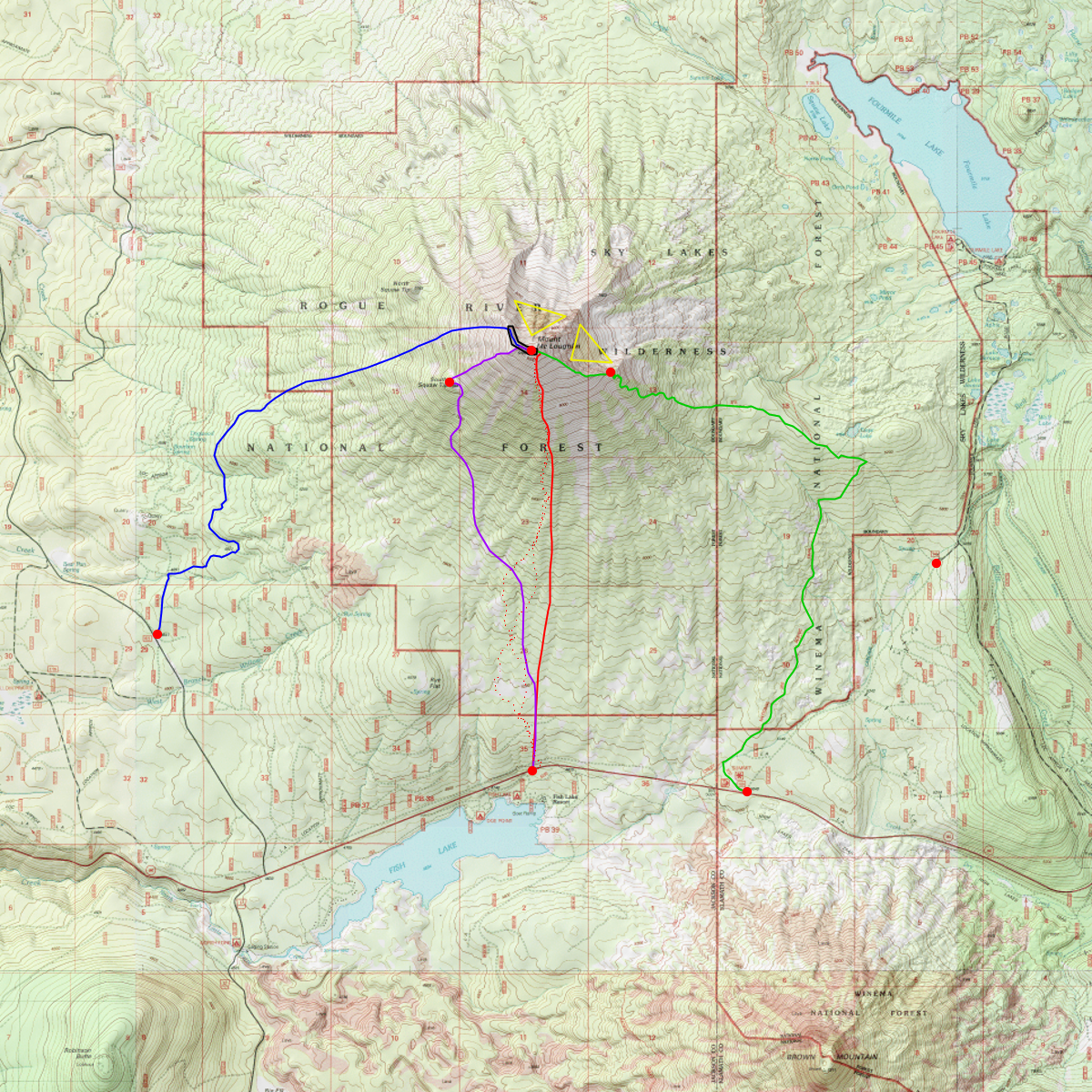 Mount Mcloughlin Caltopo 0065